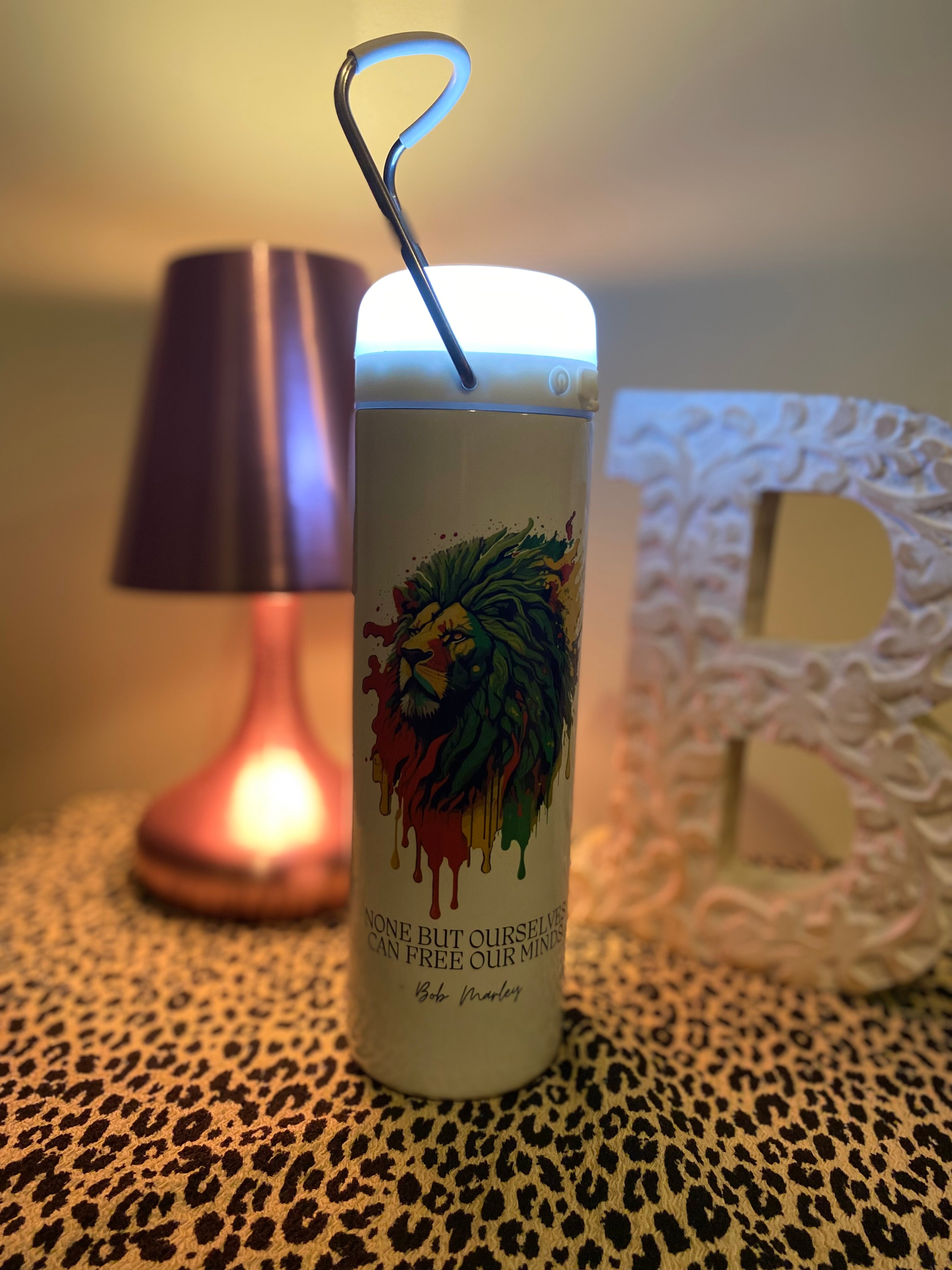 20oz LED Lantern Tumbler – August Lily